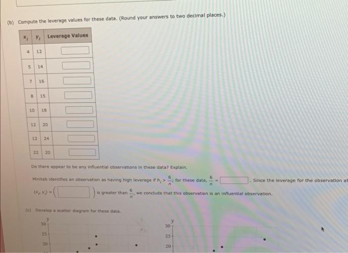 Solved (a) Compute the standardized residuals for these | Chegg.com