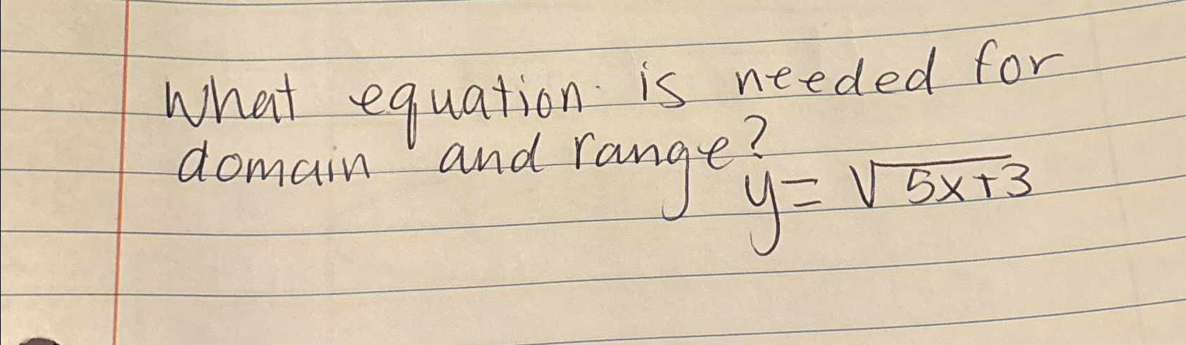 Solved What equation is needed for domain and range?y=5x+32 | Chegg.com