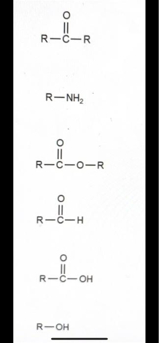 Solved Match the name of the functional group with its | Chegg.com