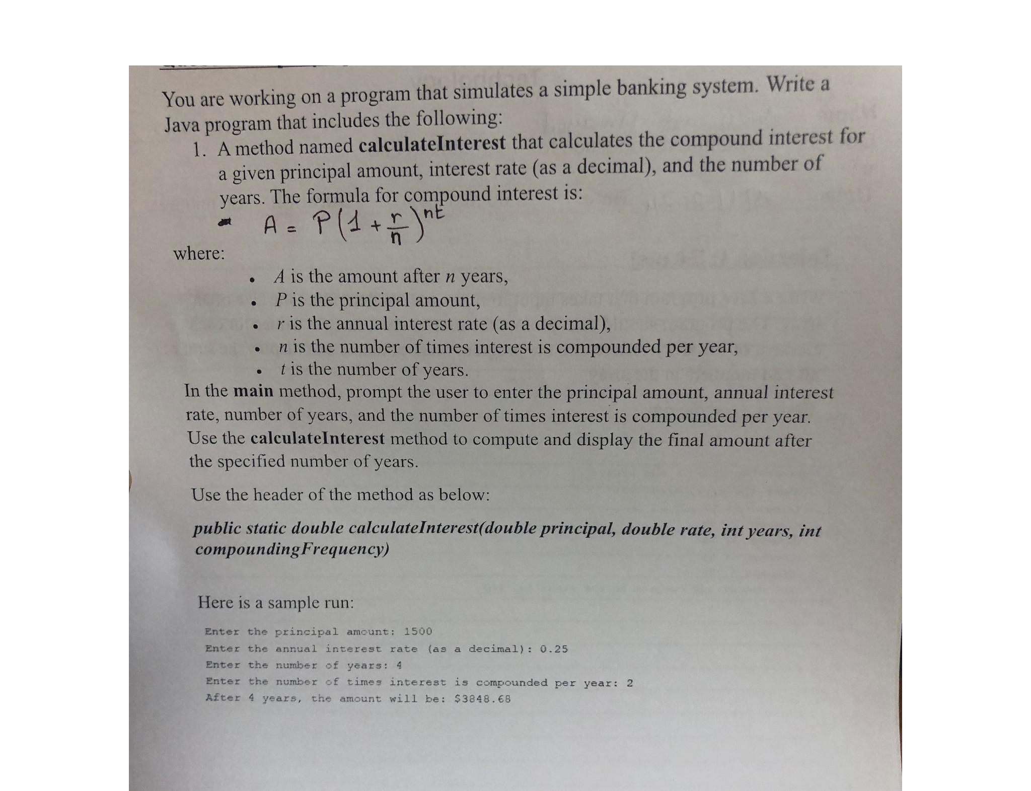 Solved You are working on a program that simulates a simple | Chegg.com