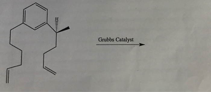 Solved Grubbs Catalyst | Chegg.com