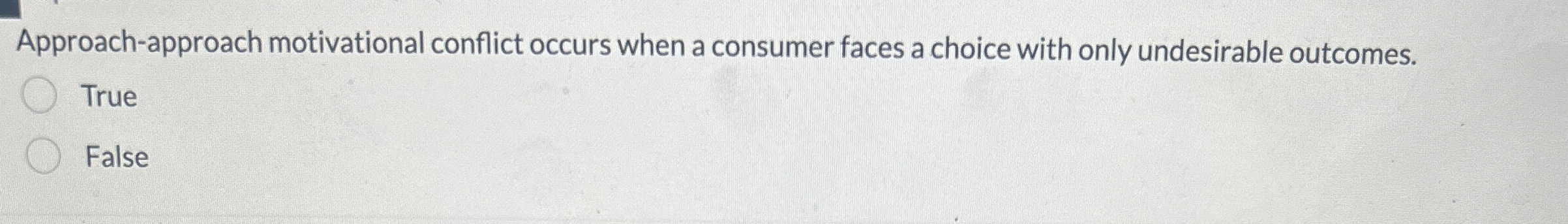 Solved Approach-approach motivational conflict occurs when a | Chegg.com