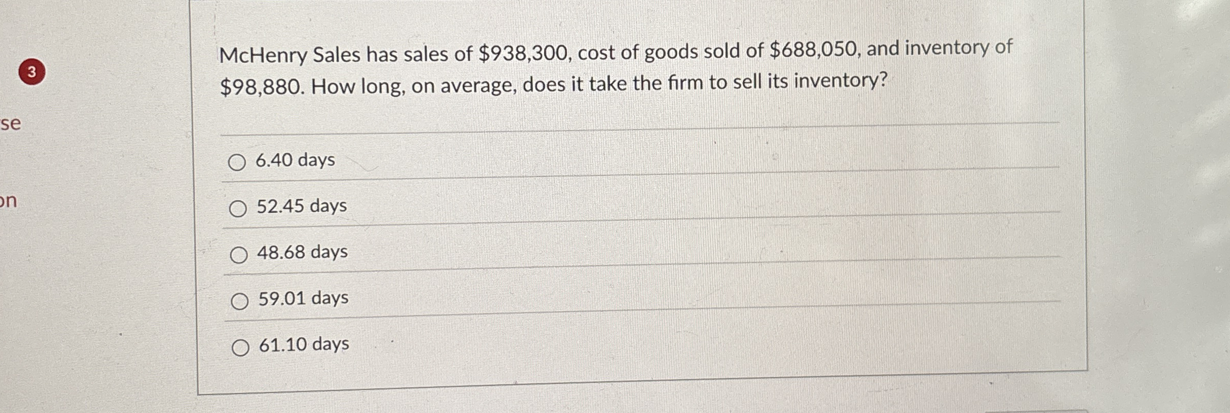 Solved McHenry Sales has sales of $938,300, ﻿cost of goods | Chegg.com
