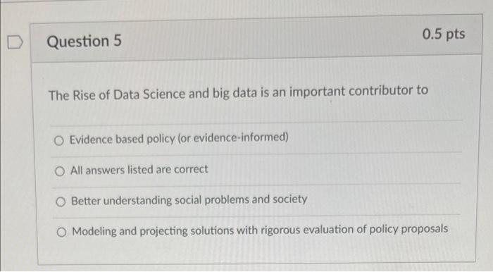 The Rise of Data Science and big data is an important | Chegg.com