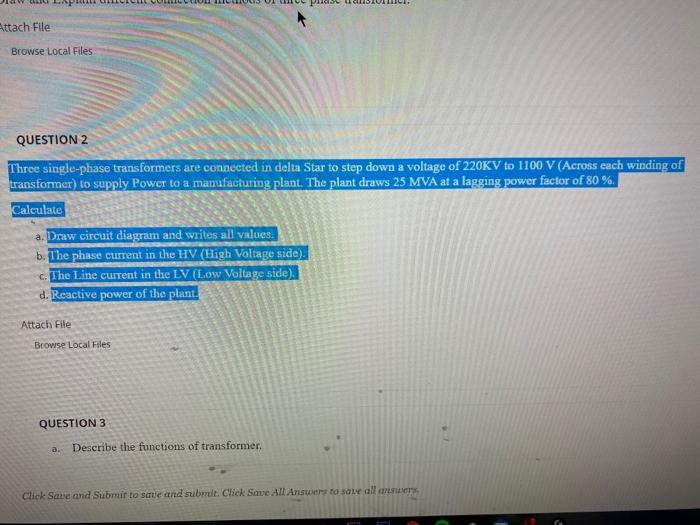 Solved PILI Attach File Browse Local Files QUESTION 2 Three | Chegg.com