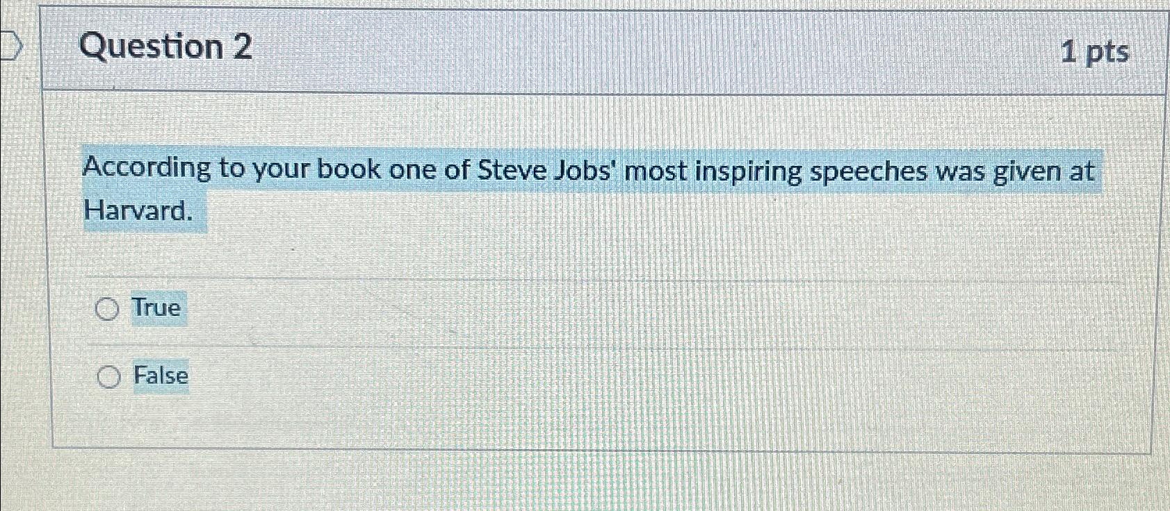 Solved Question 21 ﻿ptsAccording to your book one of Steve | Chegg.com