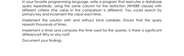 Solved In Your Favorite Programming Language Write A 