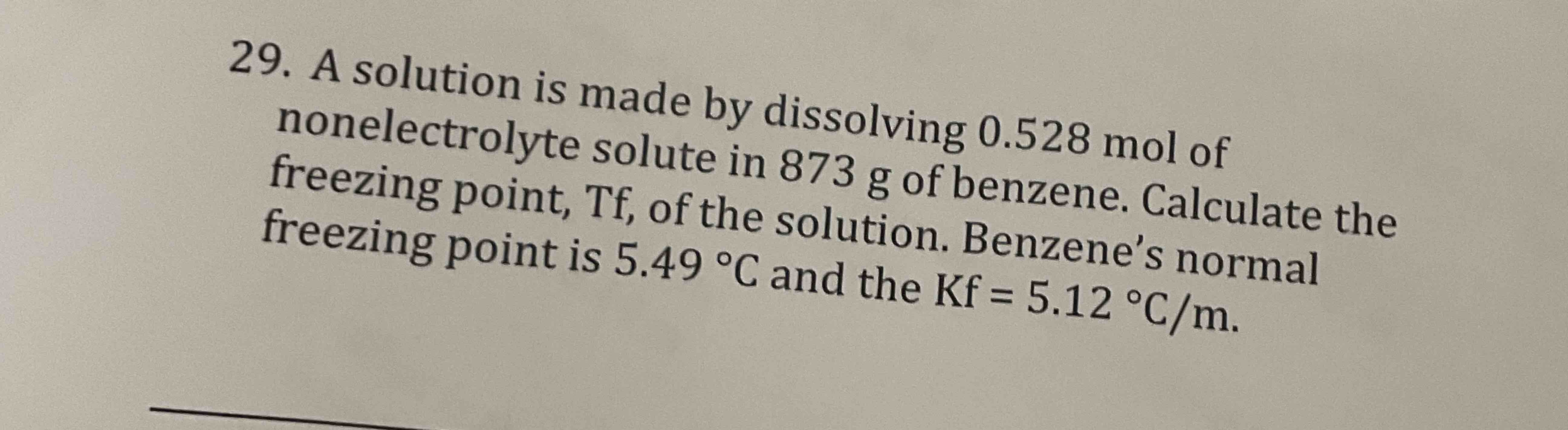 Solved A solution is made by dissolving 0.528mol | Chegg.com