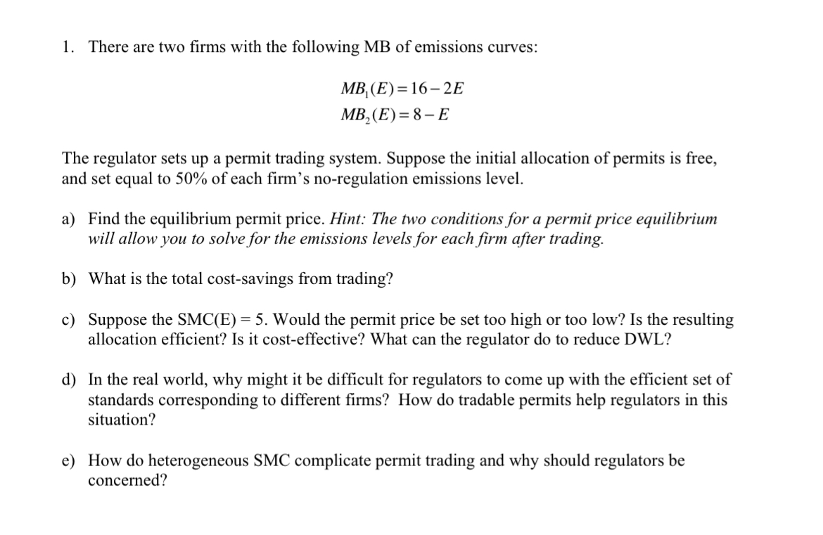 Solved There are two firms with the following MB of | Chegg.com