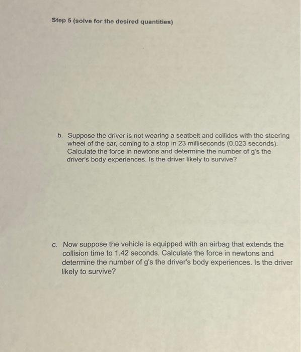 Solved Impulse question 3 a-c please be as detailed when | Chegg.com