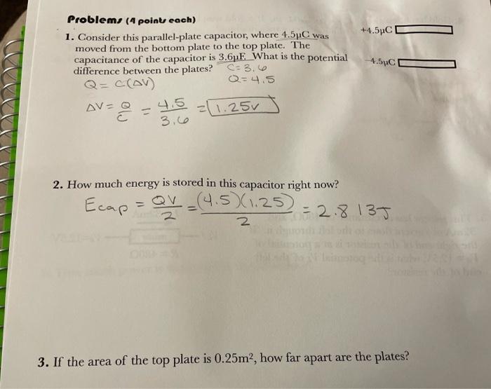 Solved +4.5C Problems (1 points each) 1. Consider this | Chegg.com