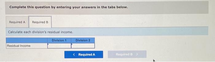 Solved Mini-Exercise 15-8 (Algo) Investment center | Chegg.com
