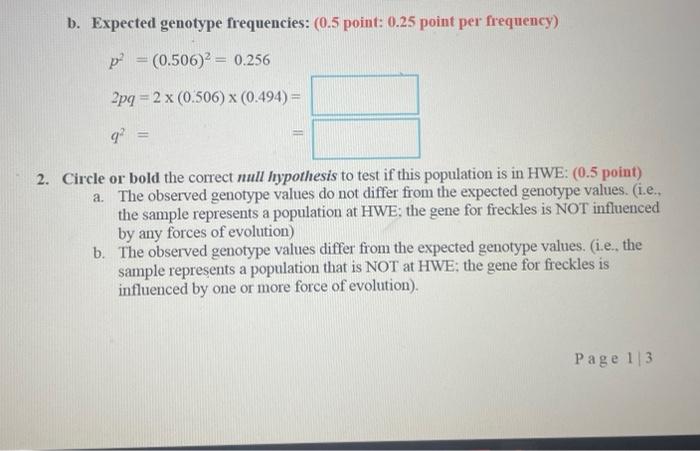 Solved For this assignment, we observe the trait of face | Chegg.com