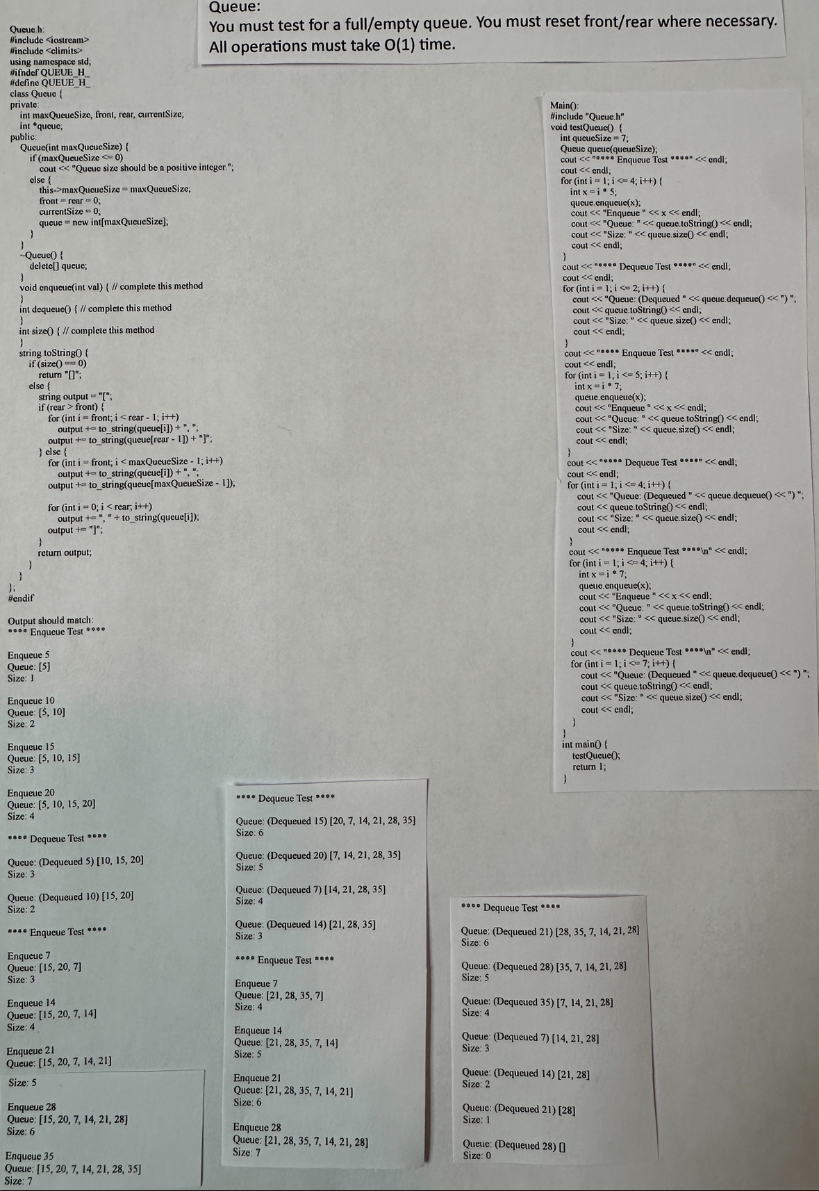Solved C ﻿data Structures Please Complete The Pictured 