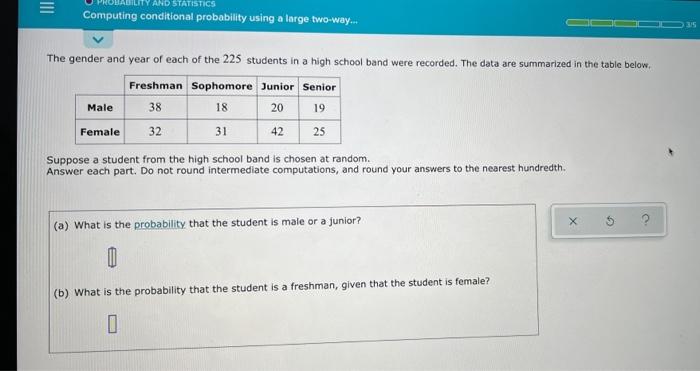Solved E AND STATISTICS Computing conditional probability | Chegg.com