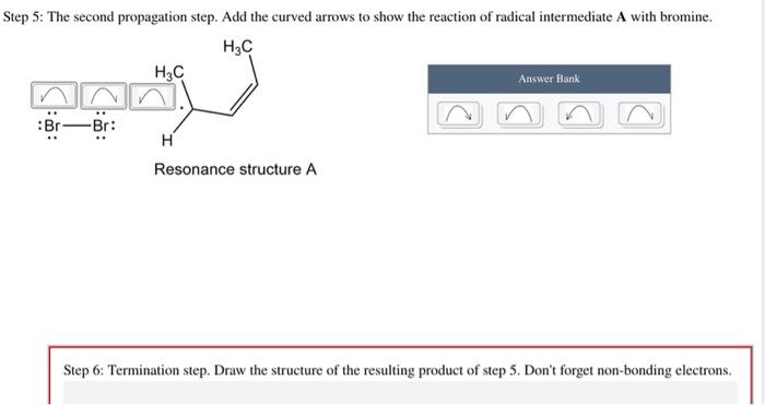 Solved Step 5: The second propagation step. Add the curved | Chegg.com
