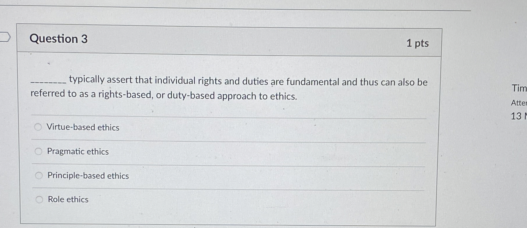 Solved Question 31 ﻿ptsq, ﻿typically assert that individual | Chegg.com