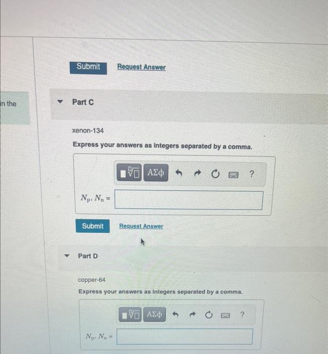 Solved magnestum-20 Express your answers as integers | Chegg.com
