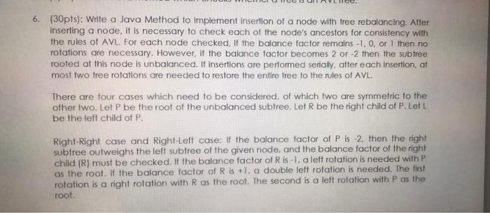 Solved 6. (30pts): Write a Java Method to implement | Chegg.com