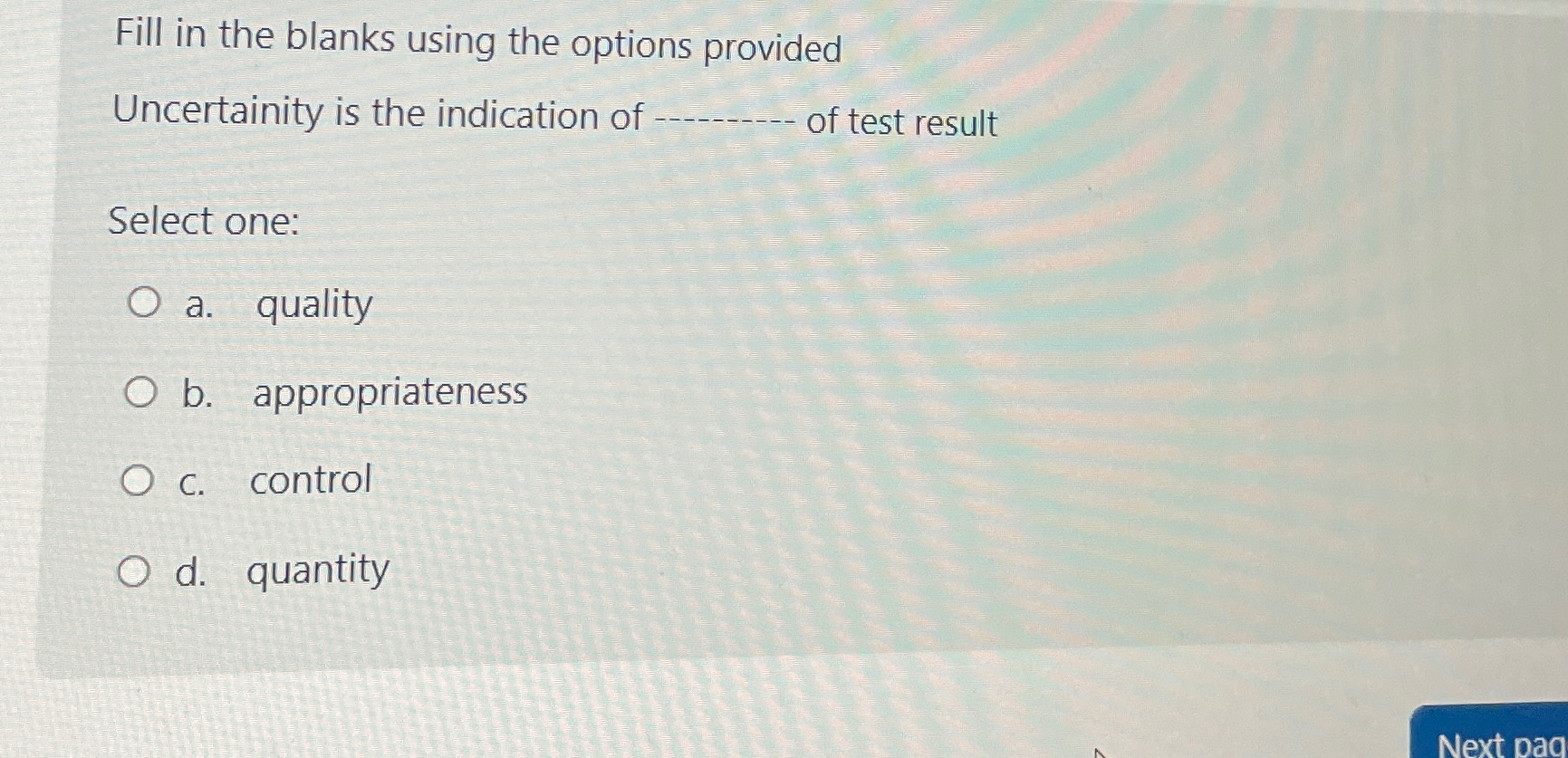 Solved Fill in the blanks using the options | Chegg.com
