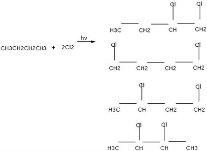 Solved Monochlorination of butane gives two constitutional | Chegg.com
