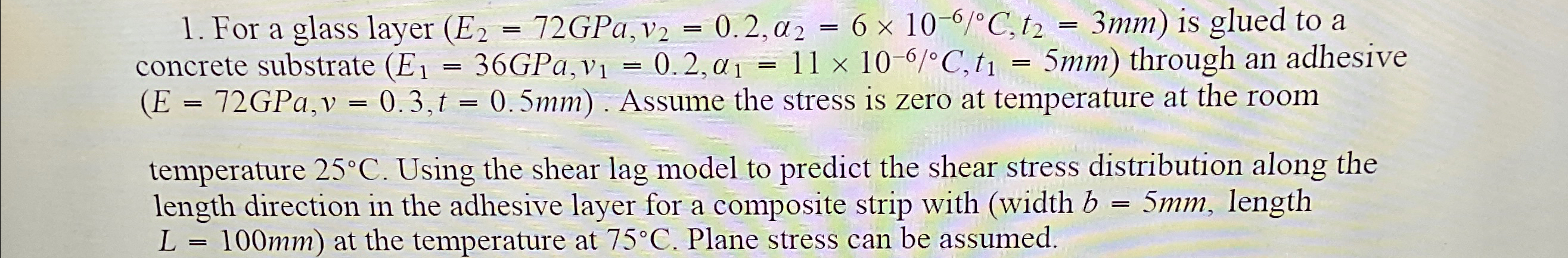Solved For a glass layer | Chegg.com