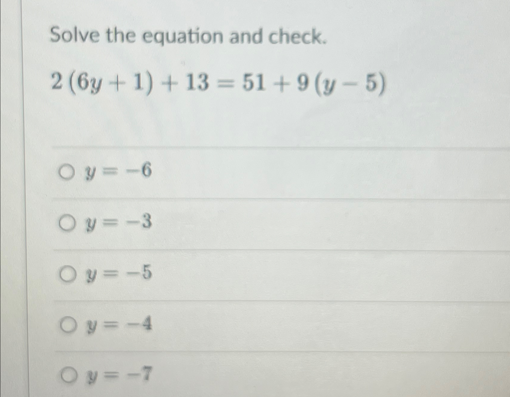 Solved Solve the equation and | Chegg.com
