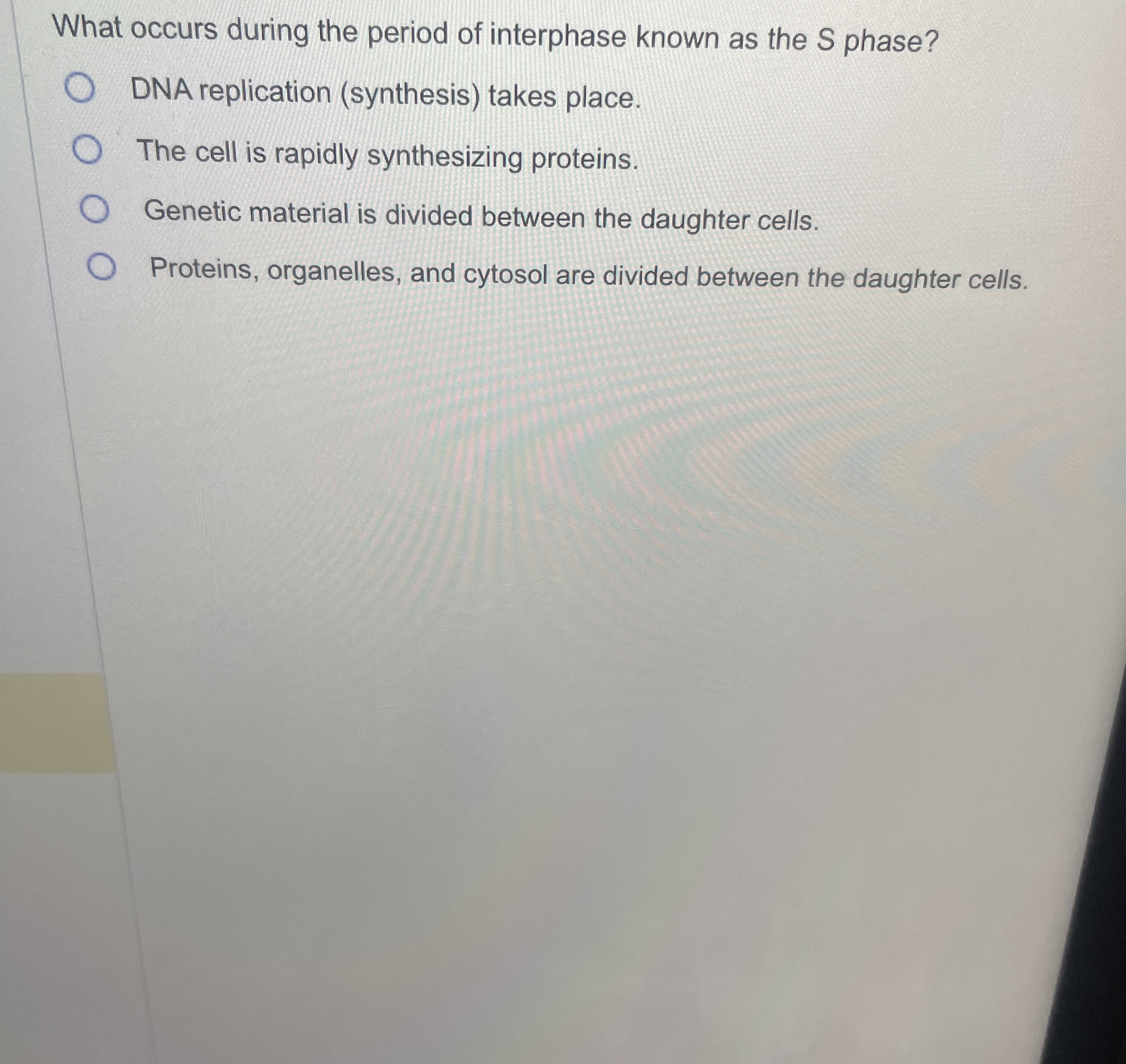 Solved What occurs during the period of interphase known as | Chegg.com