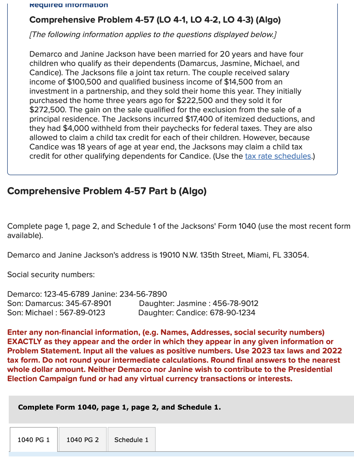 Solved requirea iniormationComprehensive Problem 4-57 (LO | Chegg.com