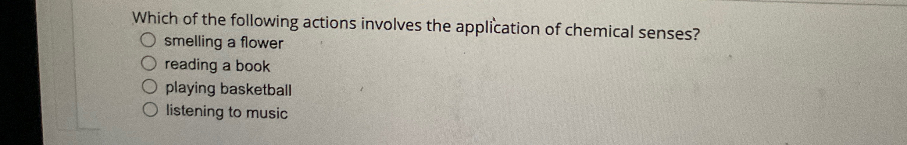 Solved Which of the following actions involves the | Chegg.com