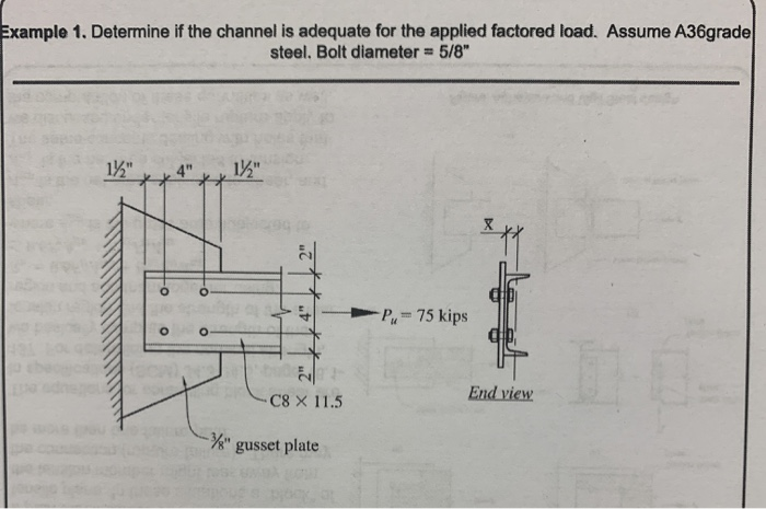Solved Example 1. Determine if the channel is adequate for | Chegg.com