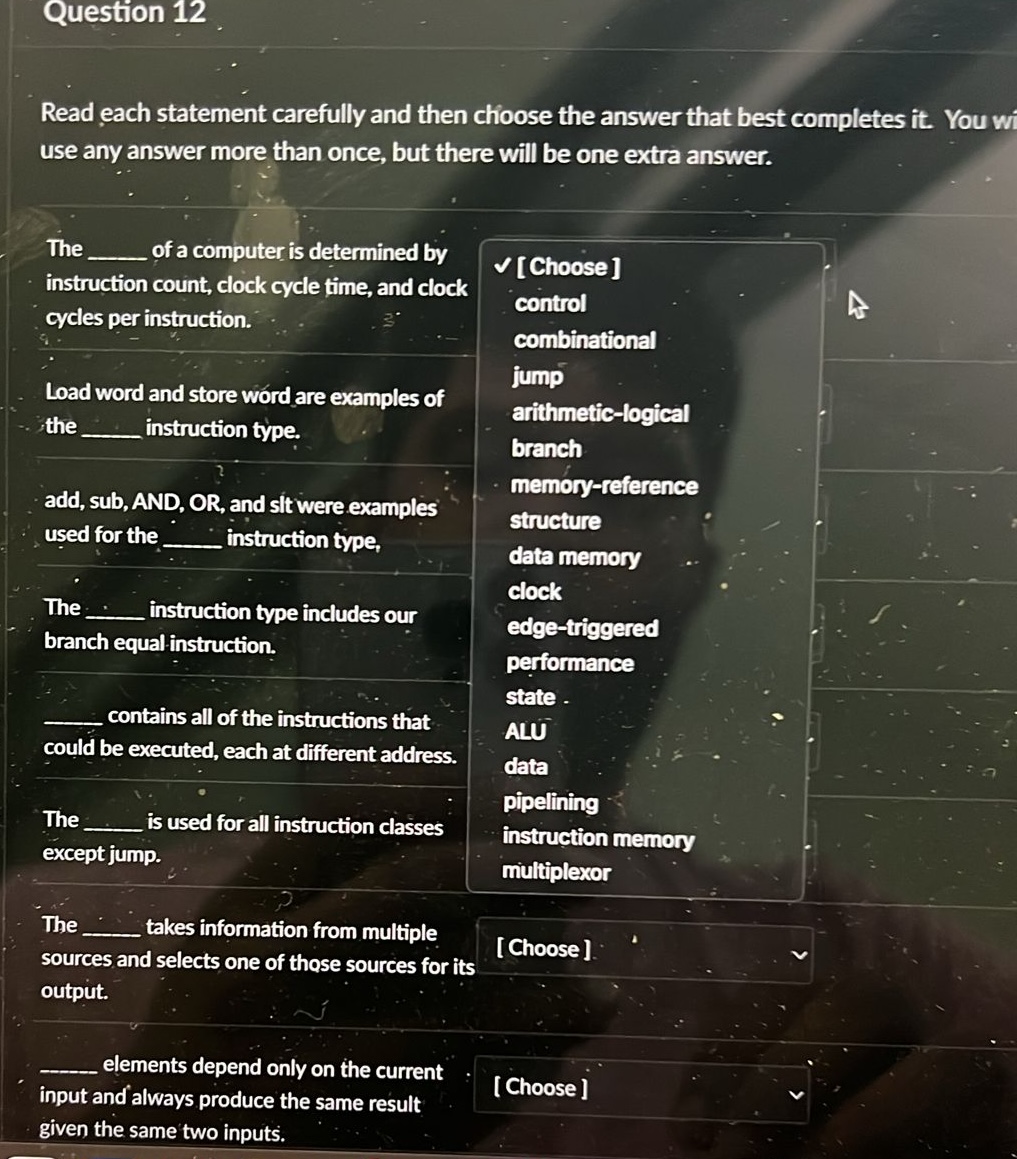 Solved Theof a computer is determined byinstruction count, | Chegg.com Solved Theof a computer is determined byinstruction count, | Chegg.com