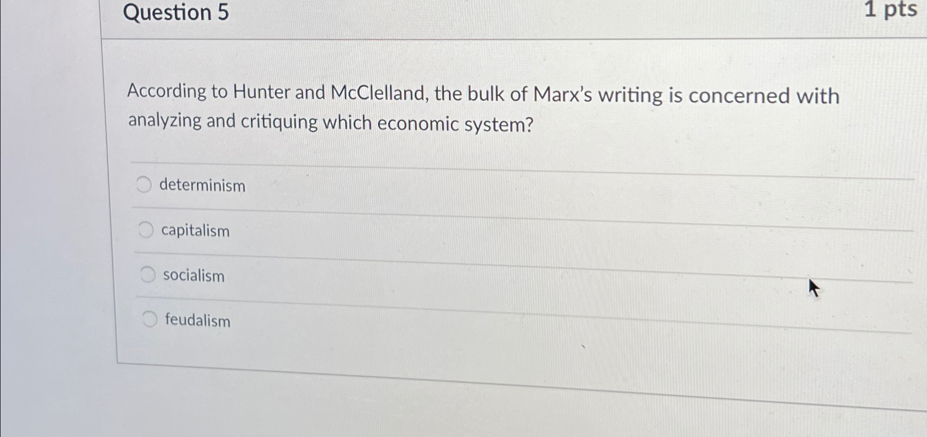 Solved Question 51 ﻿ptsAccording to Hunter and McClelland, | Chegg.com