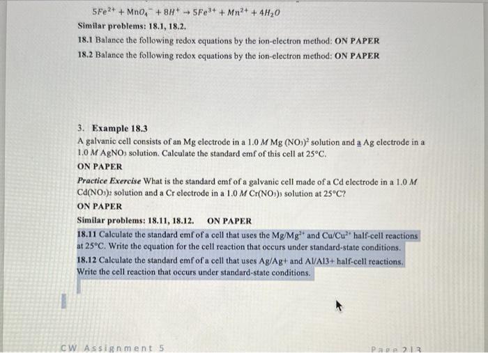 Solved 1. Assign oxidation numbers to all the elements in | Chegg.com