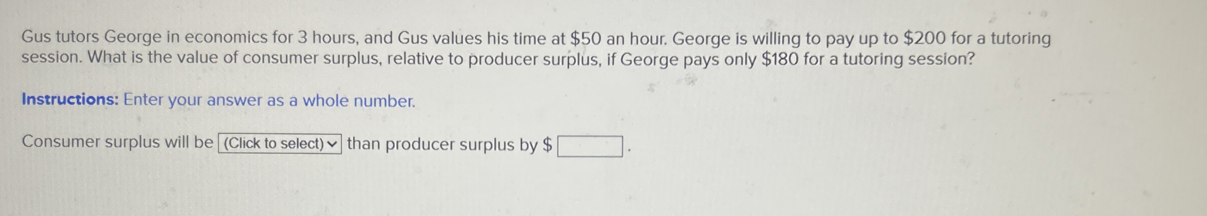 Solved Gus tutors George in economics for 3 ﻿hours, and Gus | Chegg.com