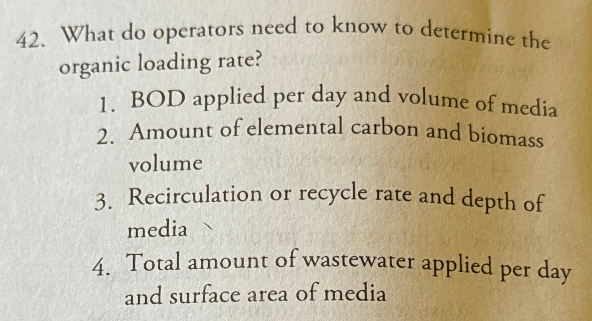 Solved What do operators need to know to determine the | Chegg.com