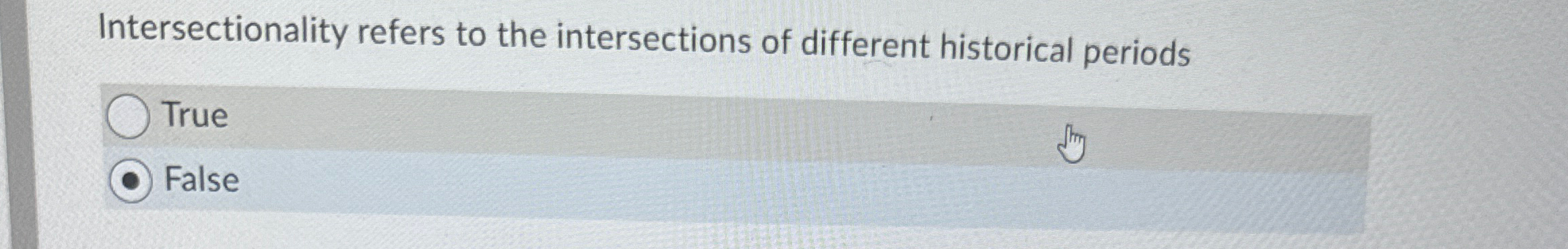 Solved Intersectionality refers to the intersections of | Chegg.com