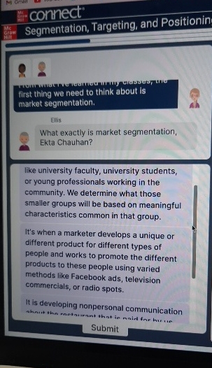 Solved : connectSegmentation, Targeting, and Positioninfirst | Chegg.com