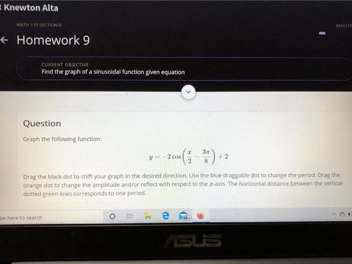 Solved Knewton Alta MATH 110 SECTIONS MASTER € Homework 9 | Chegg.com
