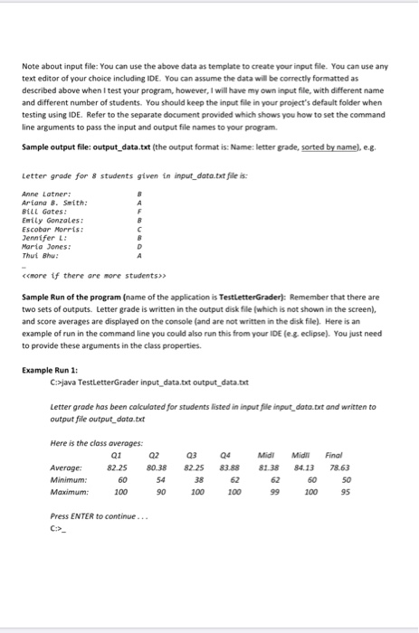 Solved Summary: Write a program that will determine the | Chegg.com