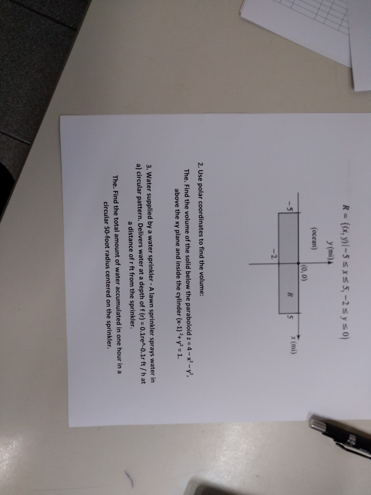 Solved Class Exercises - Calculus III 1. Population density | Chegg.com