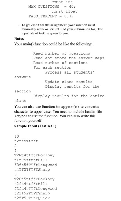 Solved Problem Description Write A C Program To Grade 