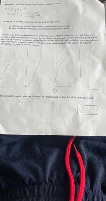 Sketch a FBD for a Saturn V rocket at lift-off, | Chegg.com