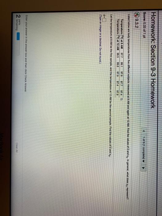 Solved Homework Section 9 3 Homework Score 0 33 Of 1 Pt 1
