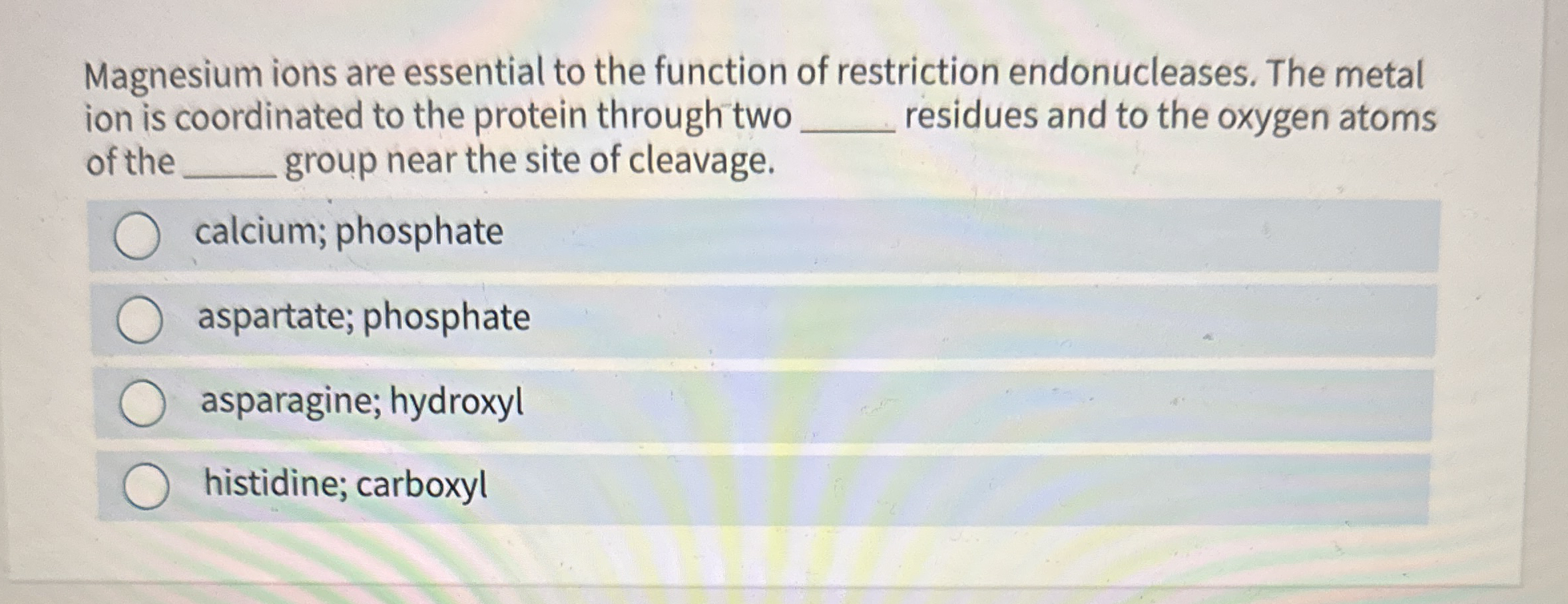 Solved Magnesium ions are essential to the function of | Chegg.com