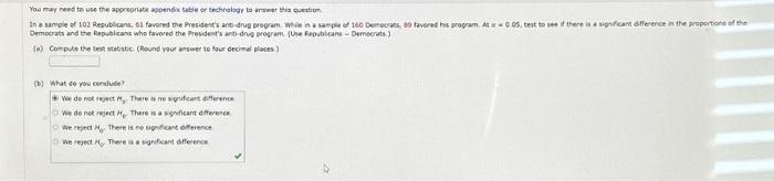 Solved (a) Corple the tent stebstic. (Aound you answer to | Chegg.com