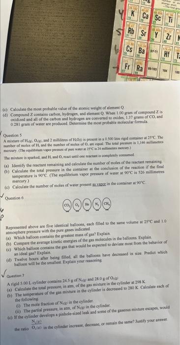 C Calculate The Most Probable Value Of The Atcesic