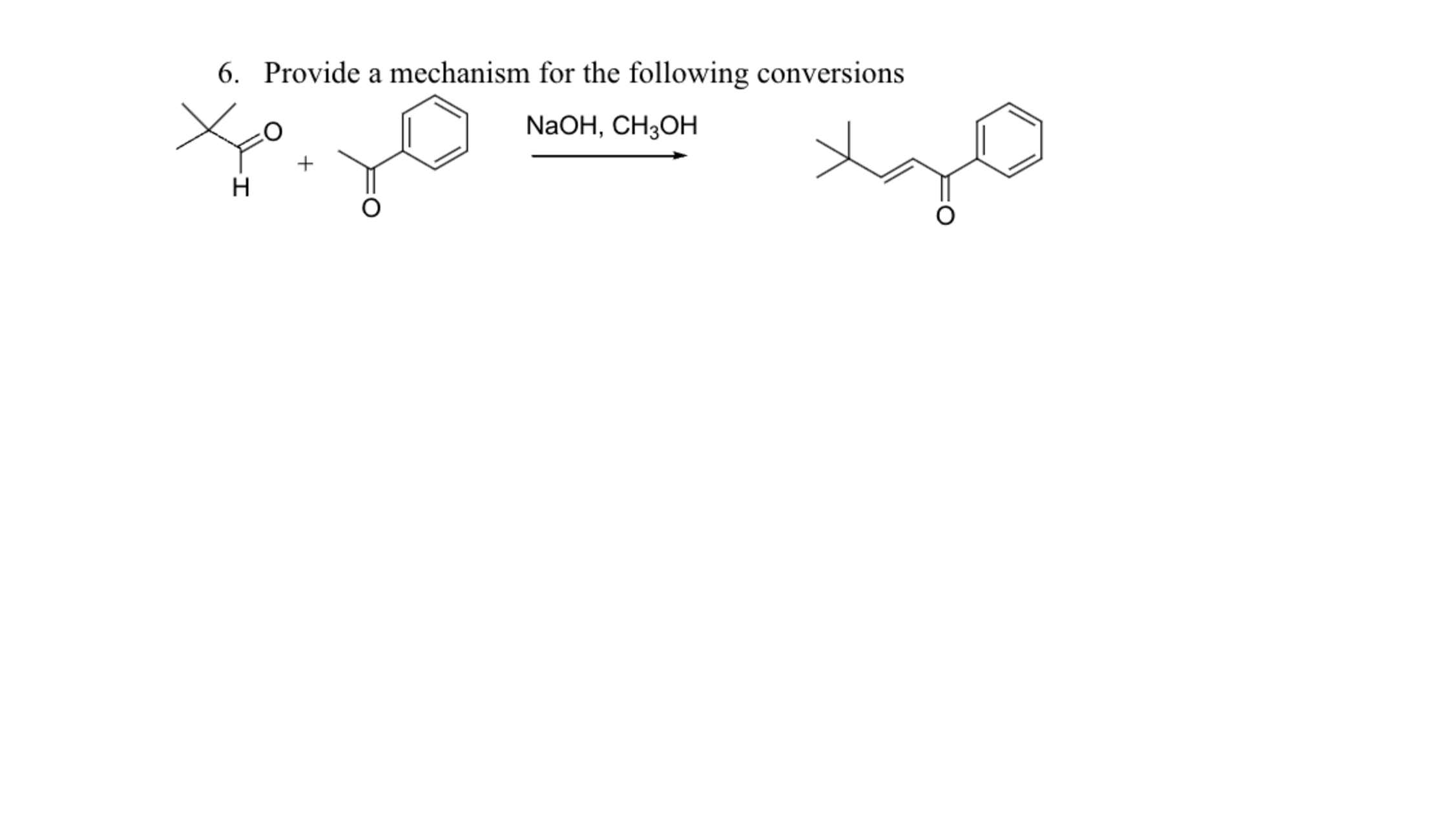 Solved 6. ﻿Provide a mechanism for the following conversions | Chegg.com