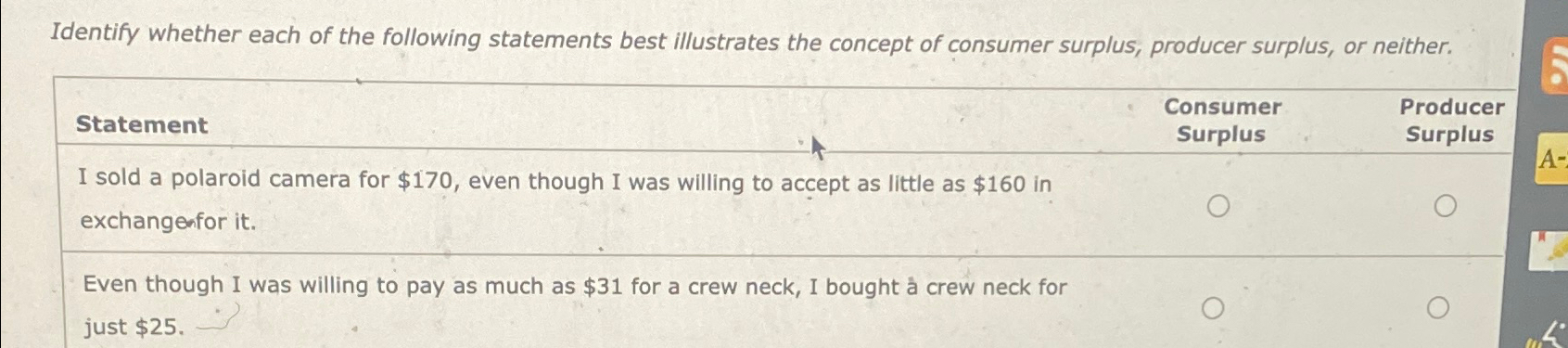 Solved Identify whether each of the following statements | Chegg.com