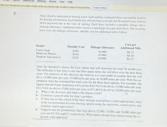 Solved Help References Mailings Review View Files From The